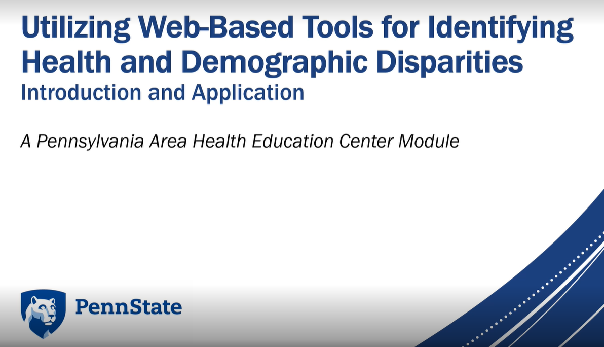 Pennsylvania Area Health Education Center (AHEC) Continuing Education