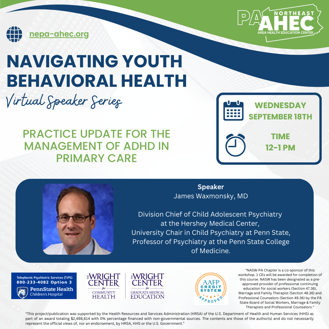 Pennsylvania Area Health Education Center (AHEC) Continuing Education